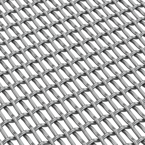 GKDMETALFABRICS | Ellipse 52 stainless steel wire mesh wall and ceiling GKD