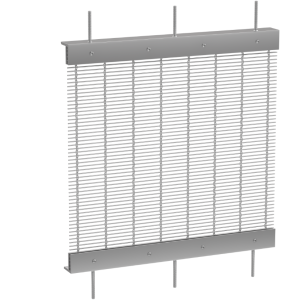 GKDMETALFABRICS | This secure tensioning method uses flats, angle and ...