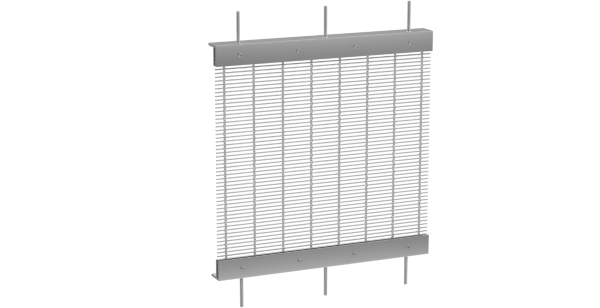 GKDMETALFABRICS | This secure tensioning method uses flats, angle and ...