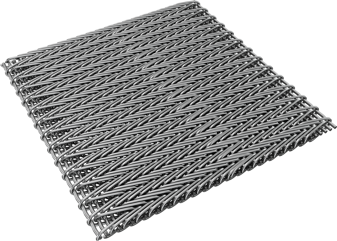 GKDMETALFABRICS | Herringbone 5 tightly woven decorative metal fabric