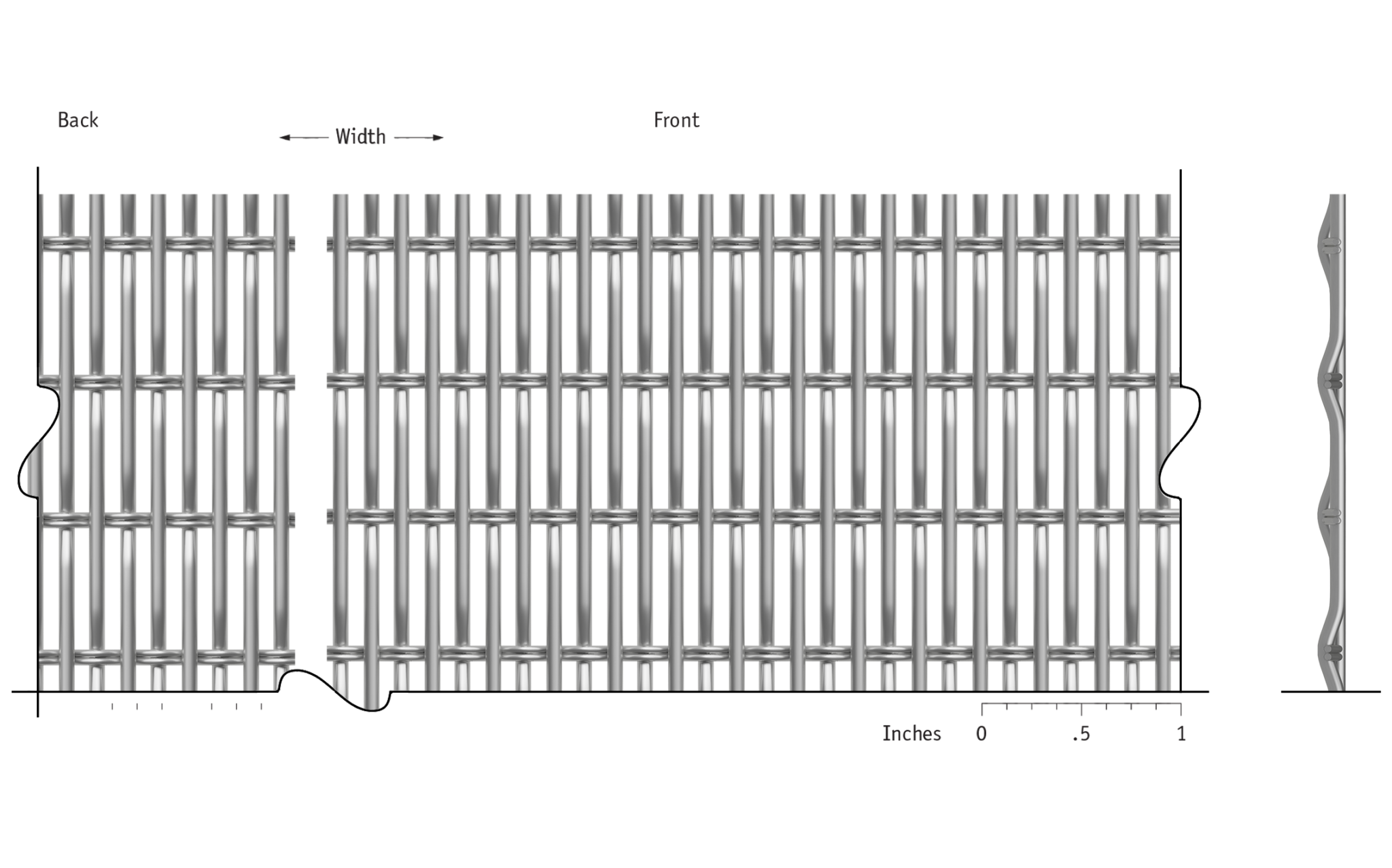 GKDMETALFABRICS | Capella, a rigid metal fabric for ceilings and framed ...