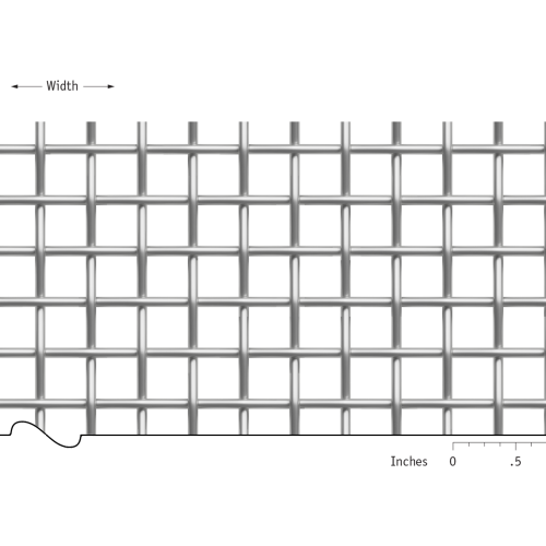 GKDMETALFABRICS | Delta 30 rigid stainless steel architectural mesh GKD