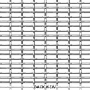 GKDMETALFABRICS | Ellipse 52 stainless steel wire mesh wall and ceiling GKD