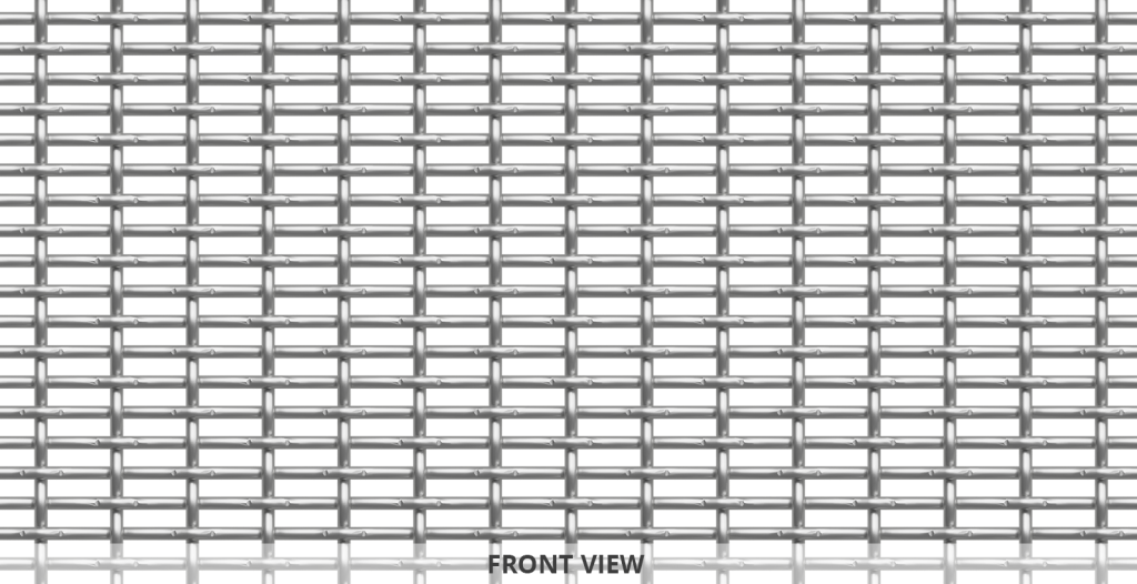 GKDMETALFABRICS | Ellipse 52 stainless steel wire mesh wall and ceiling GKD