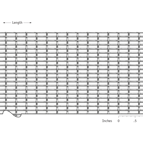 GKDMETALFABRICS | Ellipse 52 stainless steel wire mesh wall and ceiling GKD