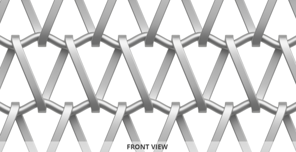 GKDMETALFABRICS | Helix 24 decorative flexible architectural wire mesh