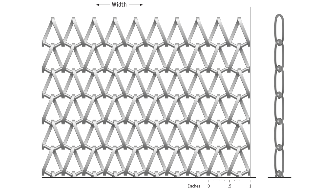 GKDMETALFABRICS | Helix 24 decorative flexible architectural wire mesh