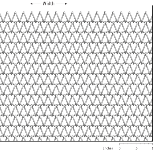 GKDMETALFABRICS | Helix 48 flexible decorative architectural metal fabric