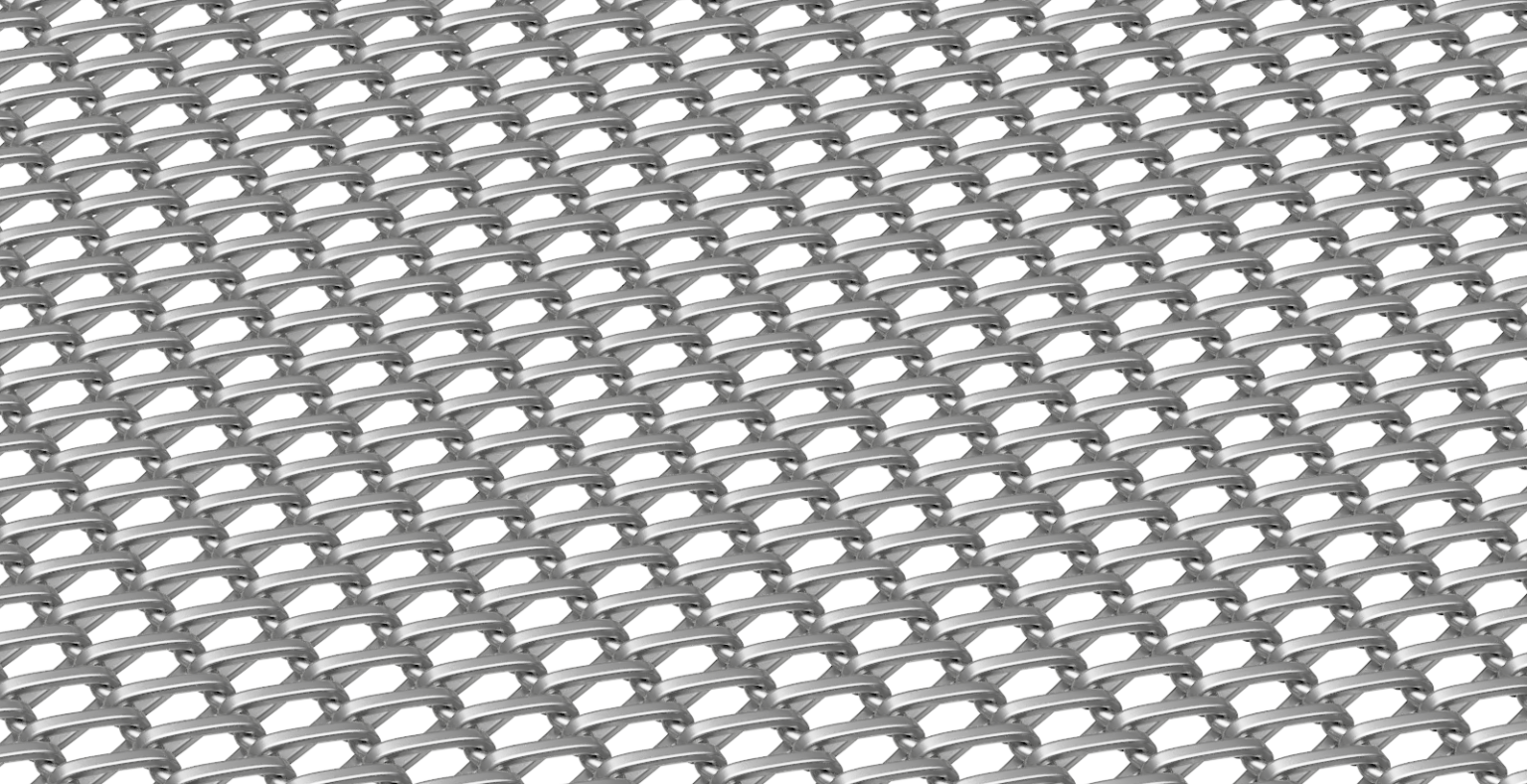 GKDMETALFABRICS | Decorative Architectural Metal Mesh Panels | Helix 72