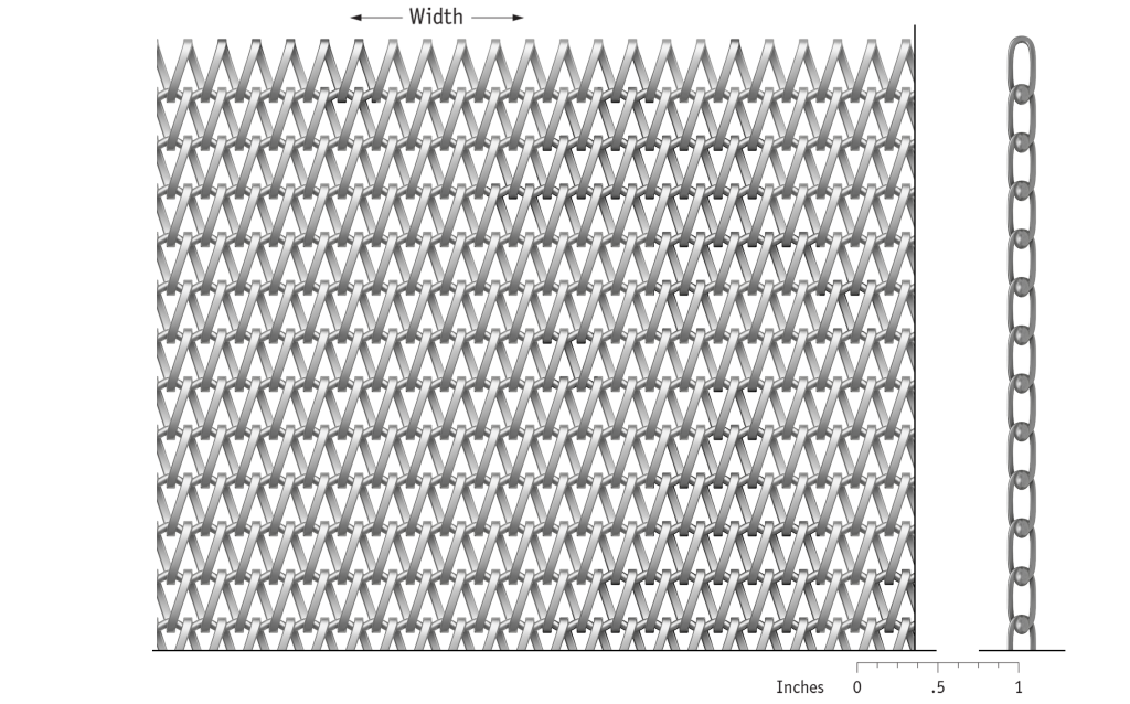 GKDMETALFABRICS | Decorative Architectural Metal Mesh Panels | Helix 72