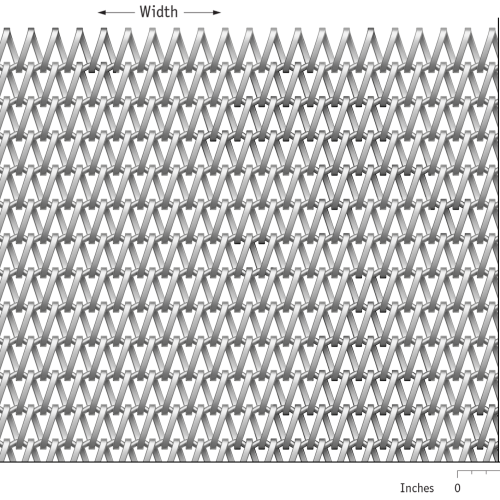 GKDMETALFABRICS | Decorative Architectural Metal Mesh Panels | Helix 72