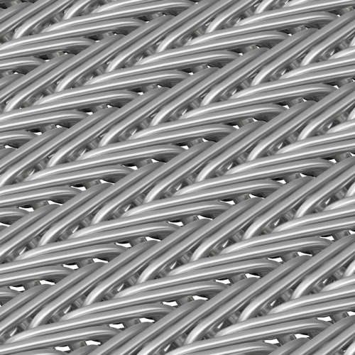 GKDMETALFABRICS | Herringbone 5 tightly woven decorative metal fabric
