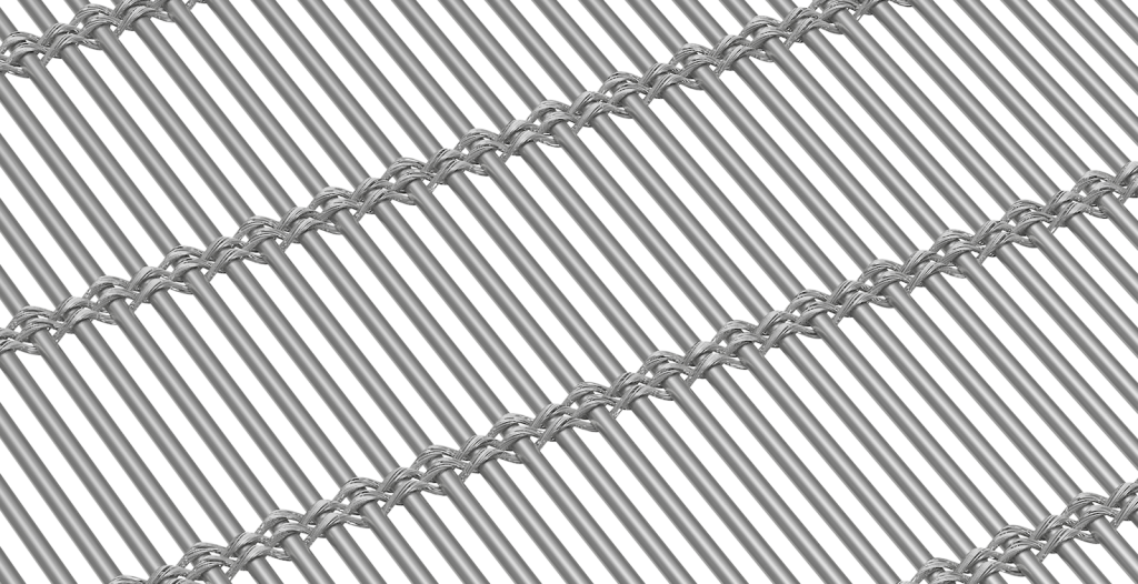 GKDMETALFABRICS | Lamelle: a multifunctional architectural metal fabric.