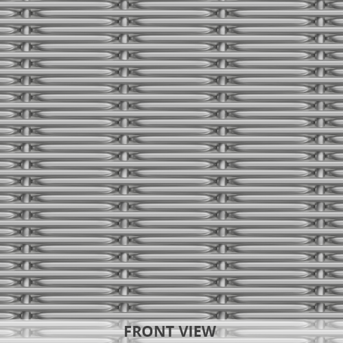 GKDMETALFABRICS | Omega style metal fabric from GKD