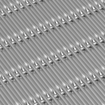 GKDMETALFABRICS | Omega style metal fabric from GKD