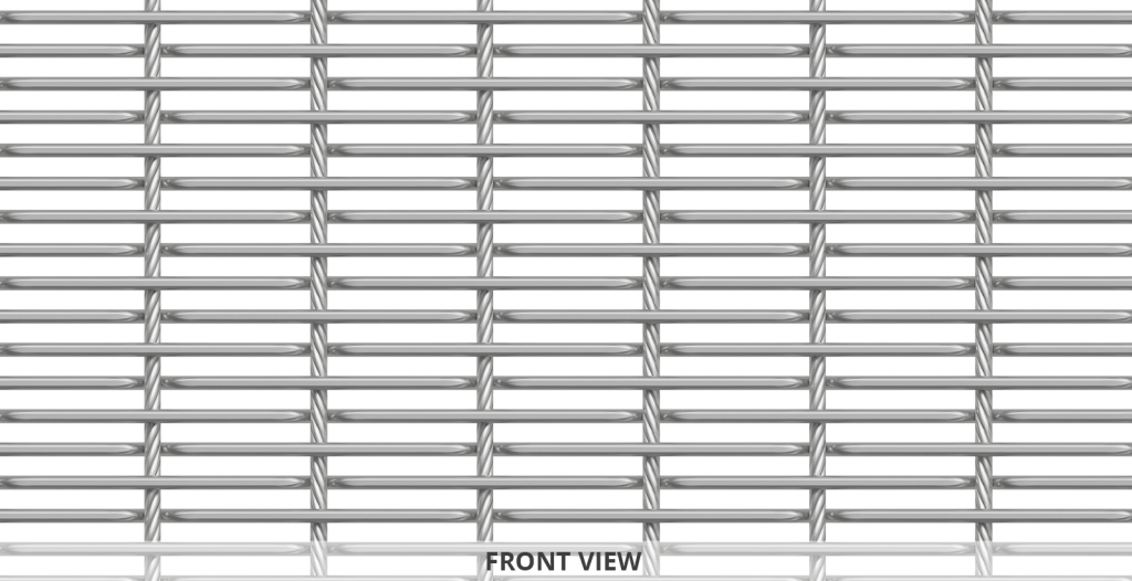 GKDMETALFABRICS | Omega 1520: stainless steel architectural metal fabric