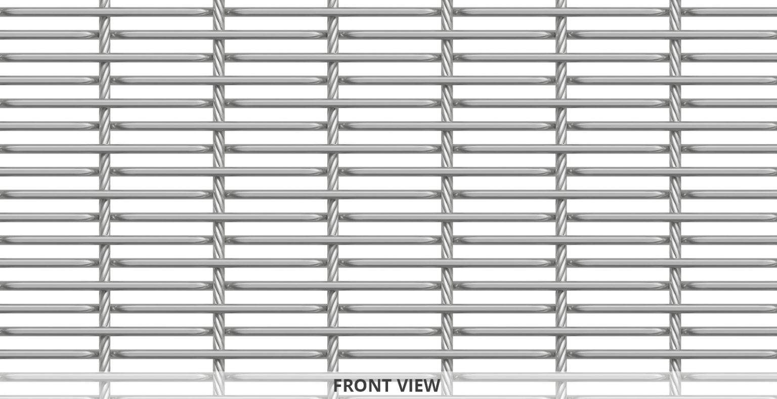 GKDMETALFABRICS | Omega 1520: stainless steel architectural metal fabric